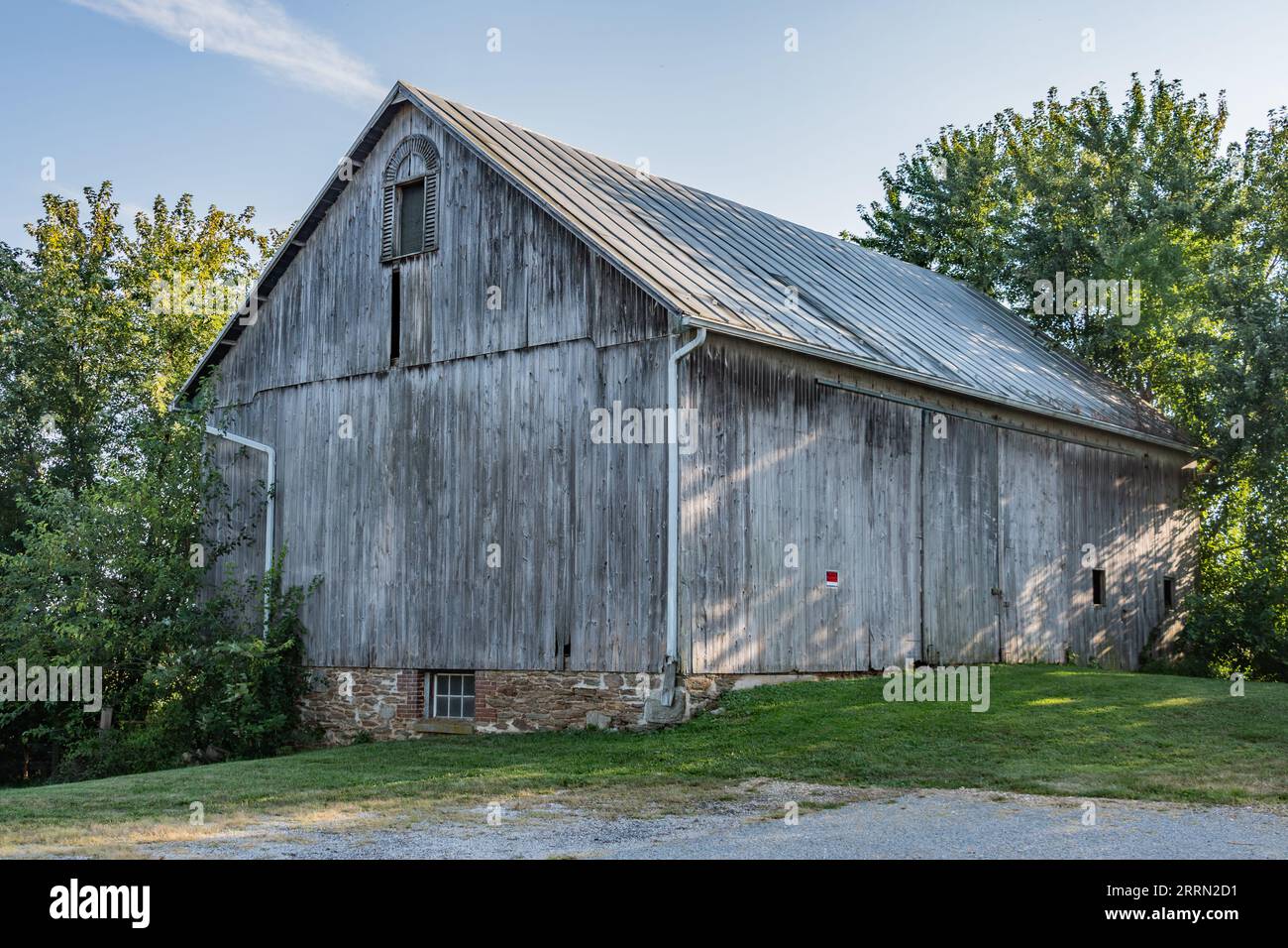 Old Maryland Barn, Carroll County USA Stock Photo - Alamy