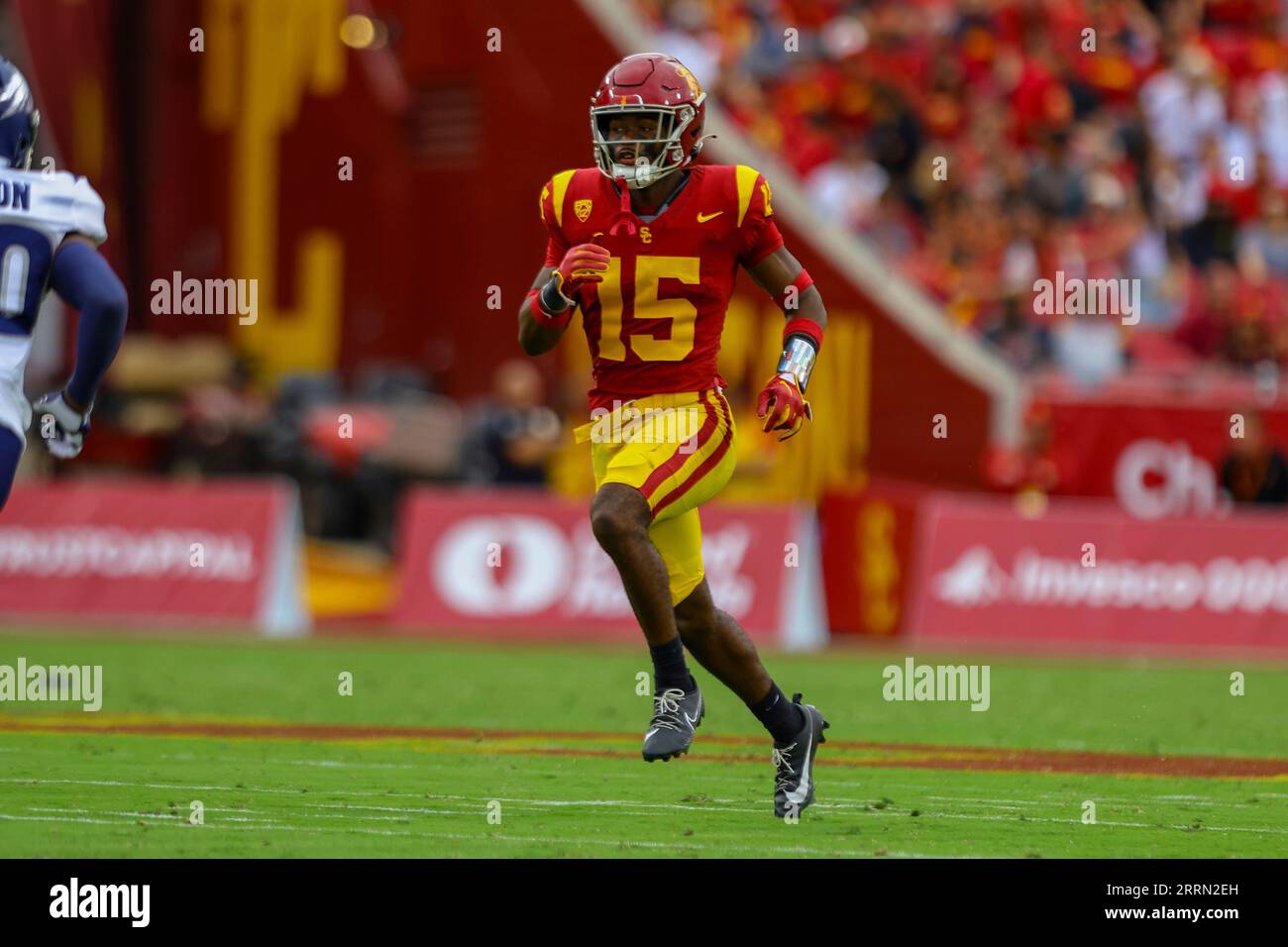 LOS ANGELES, CA - SEPTEMBER 02: USC Trojans wide receiver Dorian Singer ...