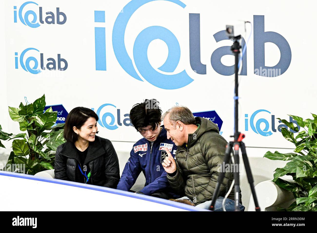 Bergamo, Italy. 8th Sep 2023. Nozomu YOSHIOKA (JPN), at Kiss & Cry with ...