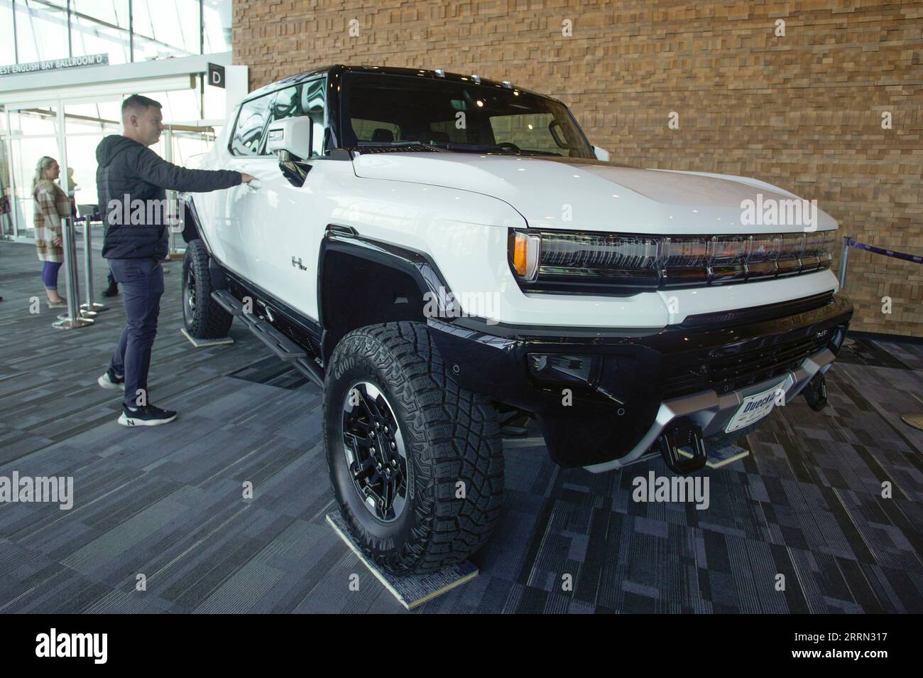 Vancouver, Canada. 8th Sep, 2023. A GMC HUMMER electric SUV is ...