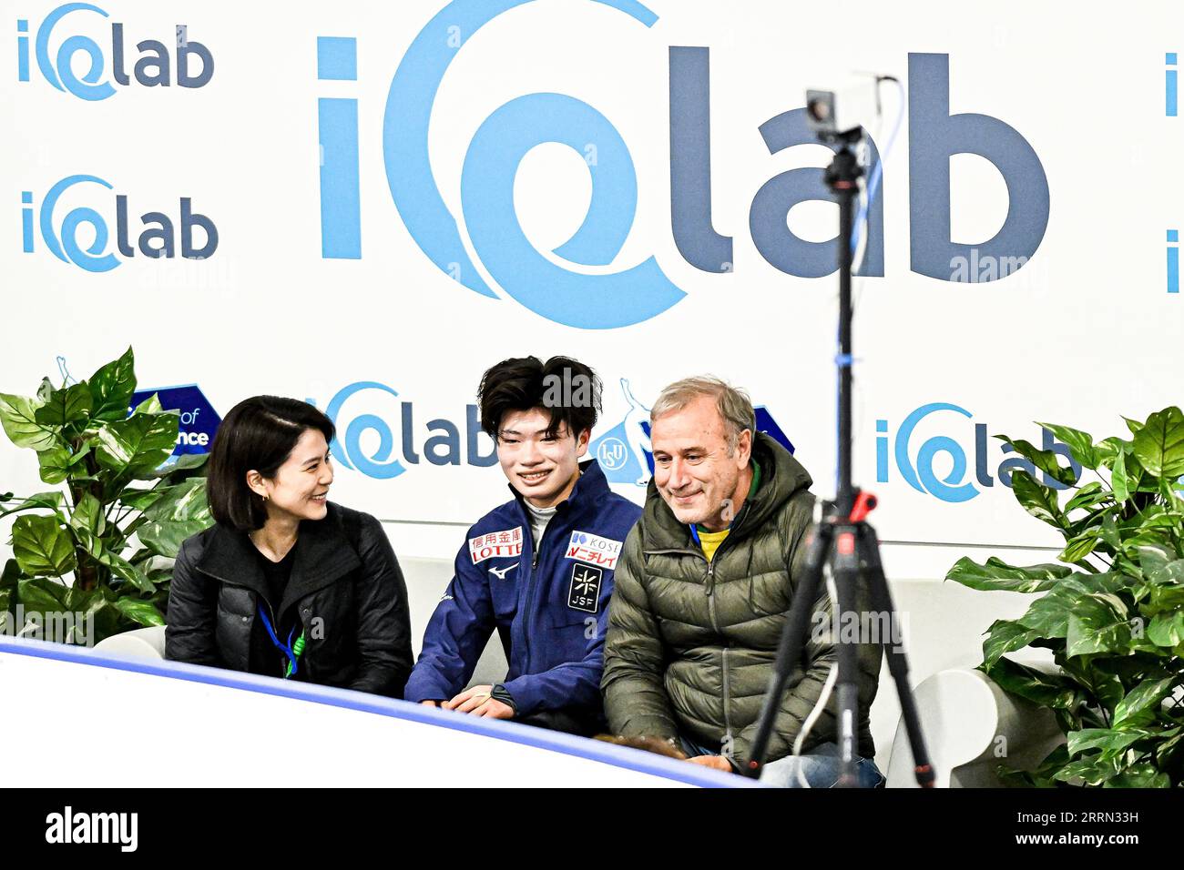 Bergamo, Italy. 8th Sep 2023. Nozomu YOSHIOKA (JPN), at Kiss & Cry with ...