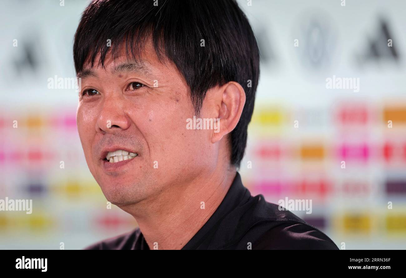 Manager of the Japan national football team "Samurai Blue" Hajime ...