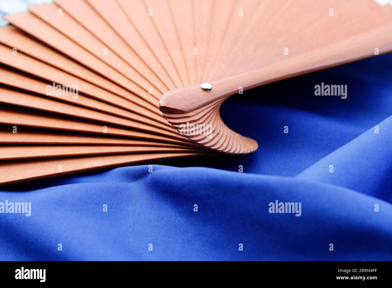 Detail of wooden fan structure Stock Photo - Alamy
