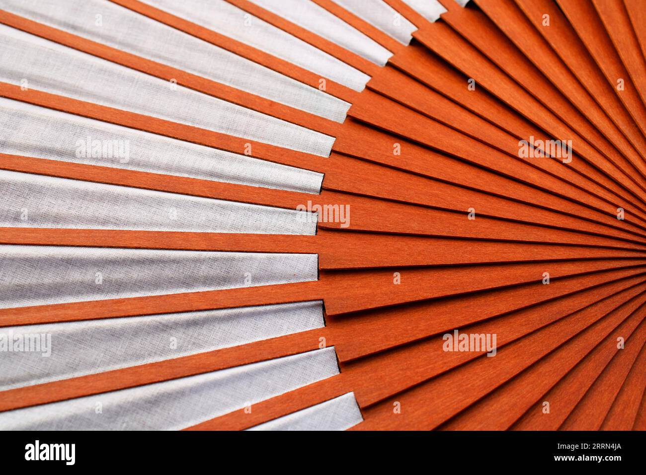 Background with wooden fan structure Stock Photo - Alamy
