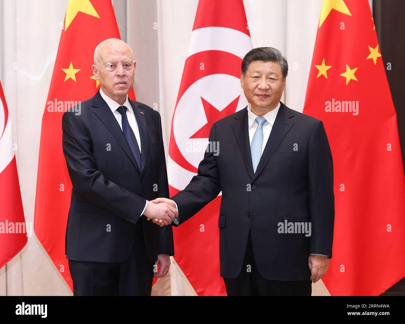 221209 -- RIYADH, Dec. 9, 2022 -- Chinese President Xi Jinping meets ...