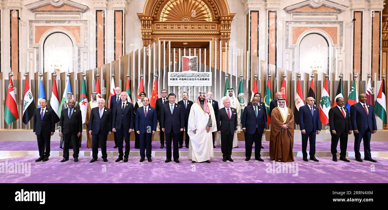 221209 -- RIYADH, Dec. 9, 2022 -- Chinese President Xi Jinping, Saudi ...