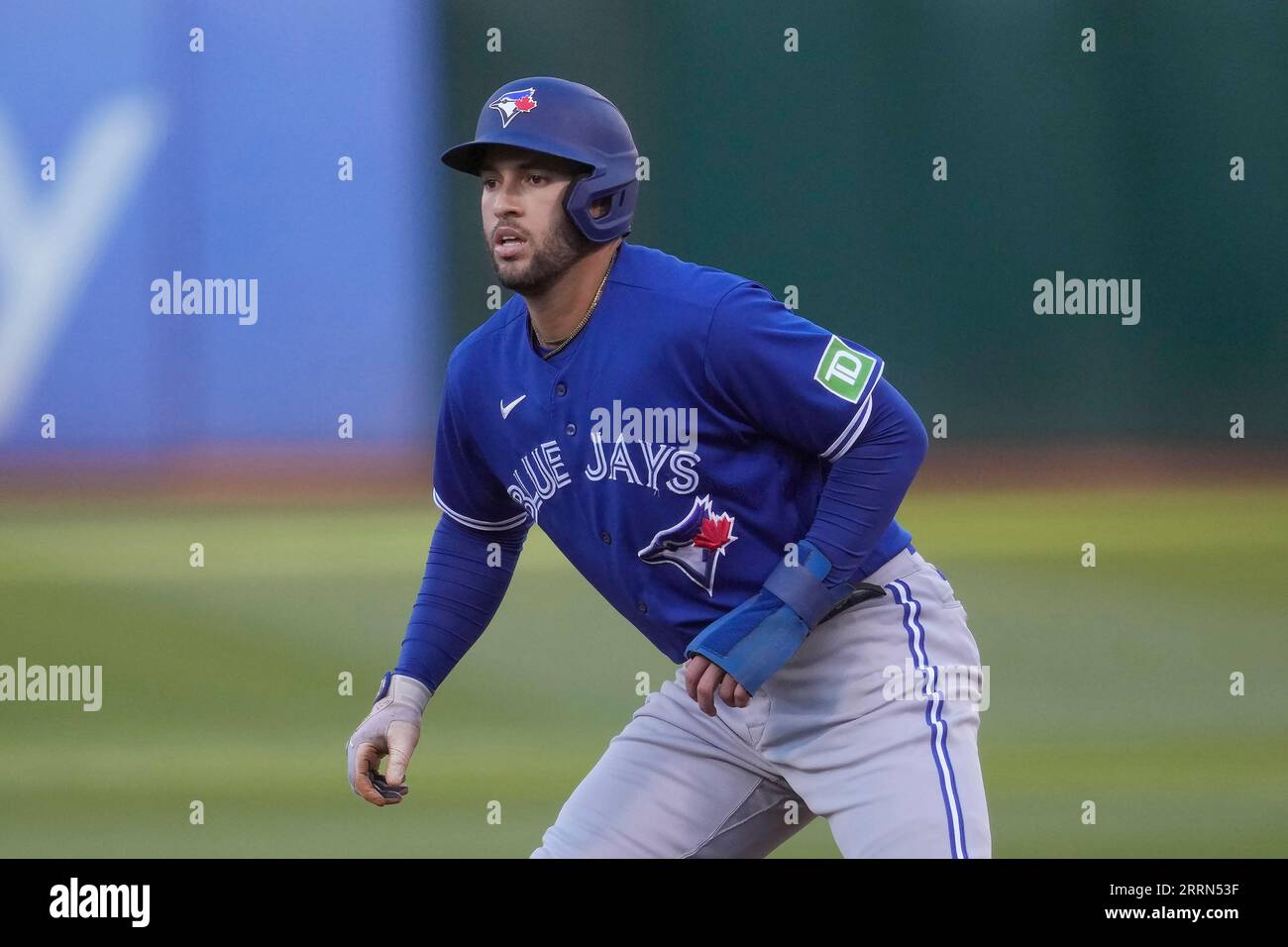 Toronto Blue Jays' George Springer during a baseball game against the ...