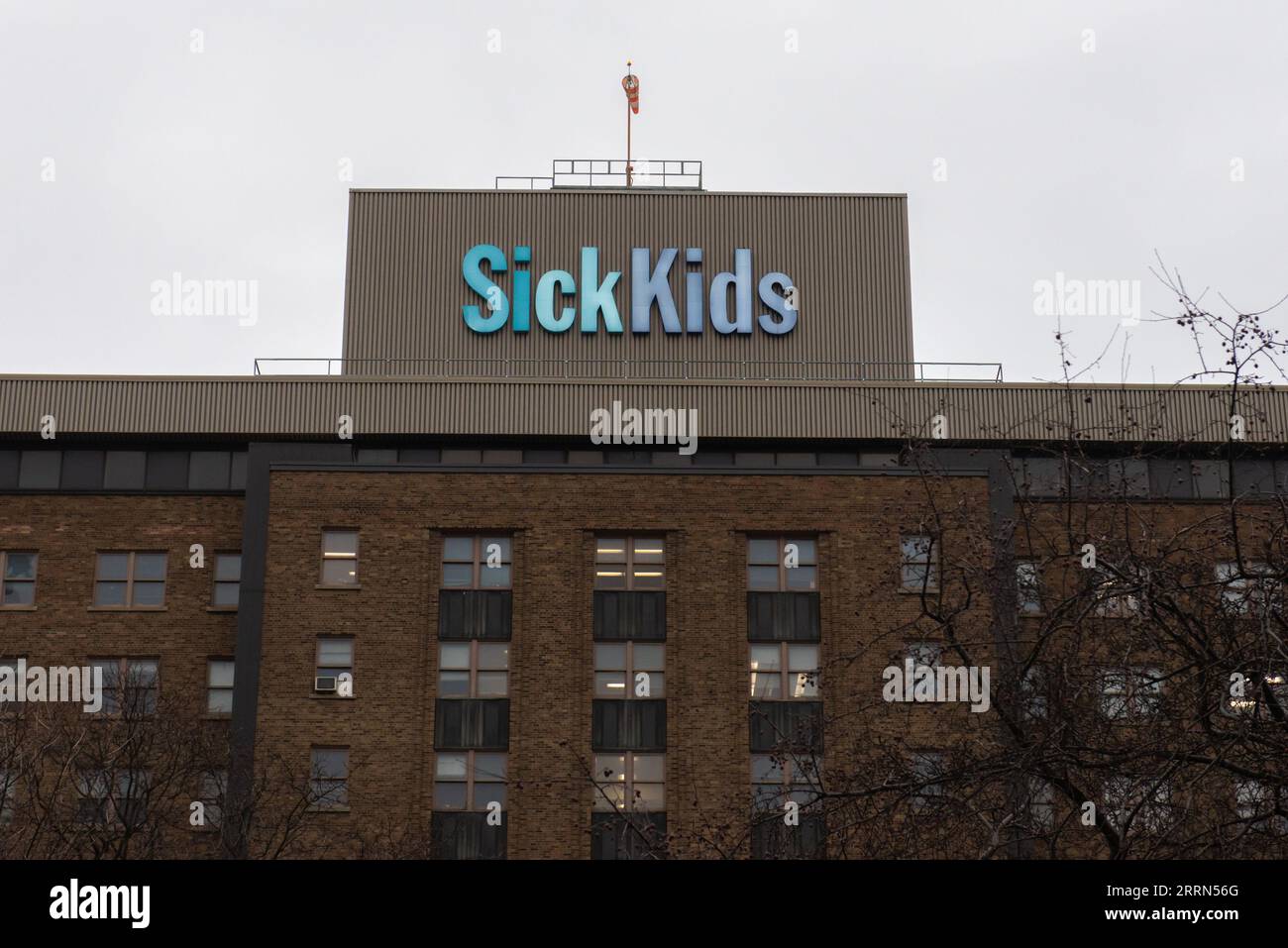 Toronto, ON, Canada – August 10, 2023:View at the Sickkids hospital ...
