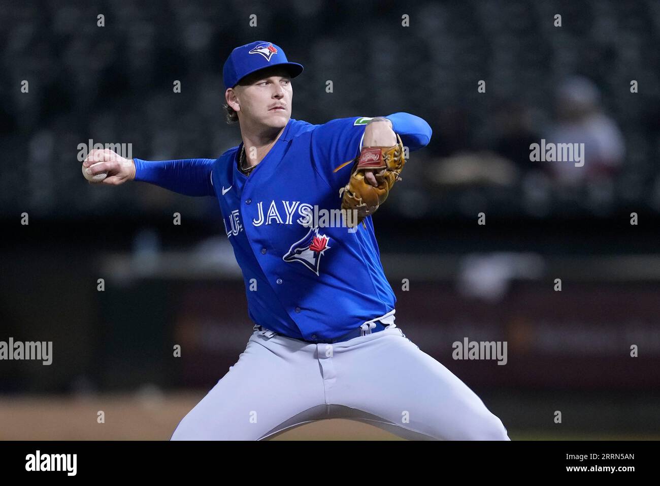 Toronto Blue Jays pitcher Bowden Francis during a baseball game against ...