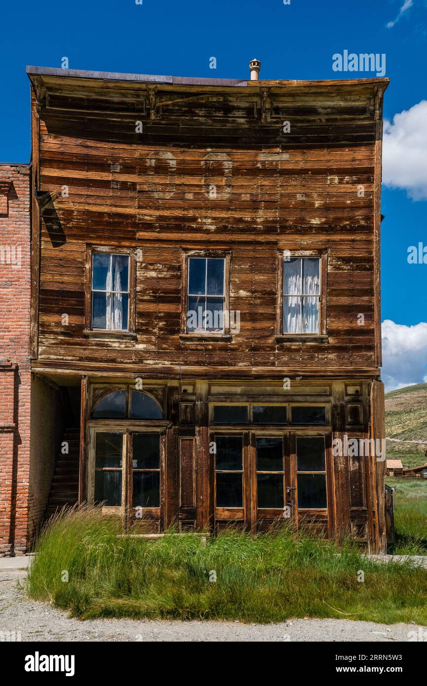 The Odd Fellows Hall, Main Street, Bodie ghost town in California ...