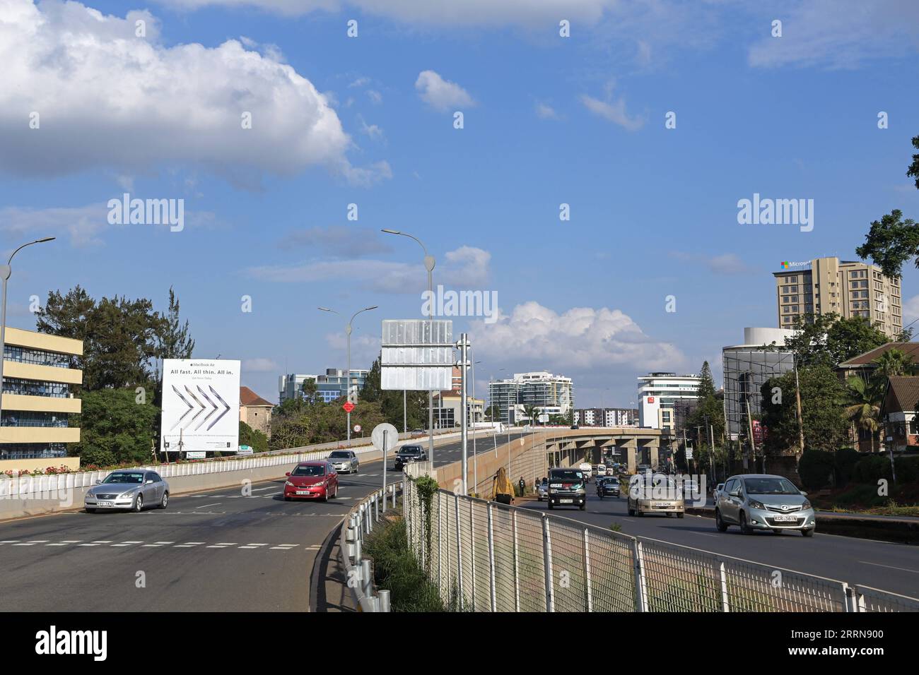 221223 -- NAIROBI, Dec. 23, 2022 -- Vehicles drive on the Nairobi ...