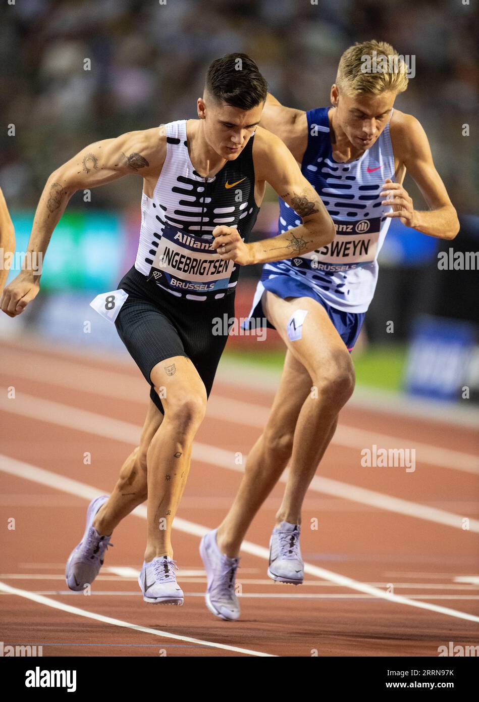 Brussels, Belgium. 8th Sep 2023. Jakob Ingebrigtsen of Norway broke the ...