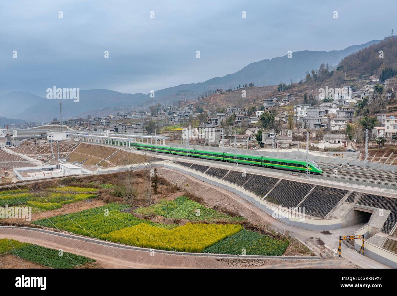 221226 -- CHENGDU, Dec. 26, 2022 -- This aerial photo taken on Dec. 26 ...