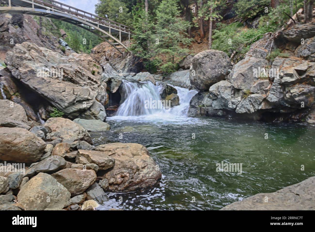 Love falls, Eureka Plumas forest, Graegle, Lake Basin Stock Photo - Alamy