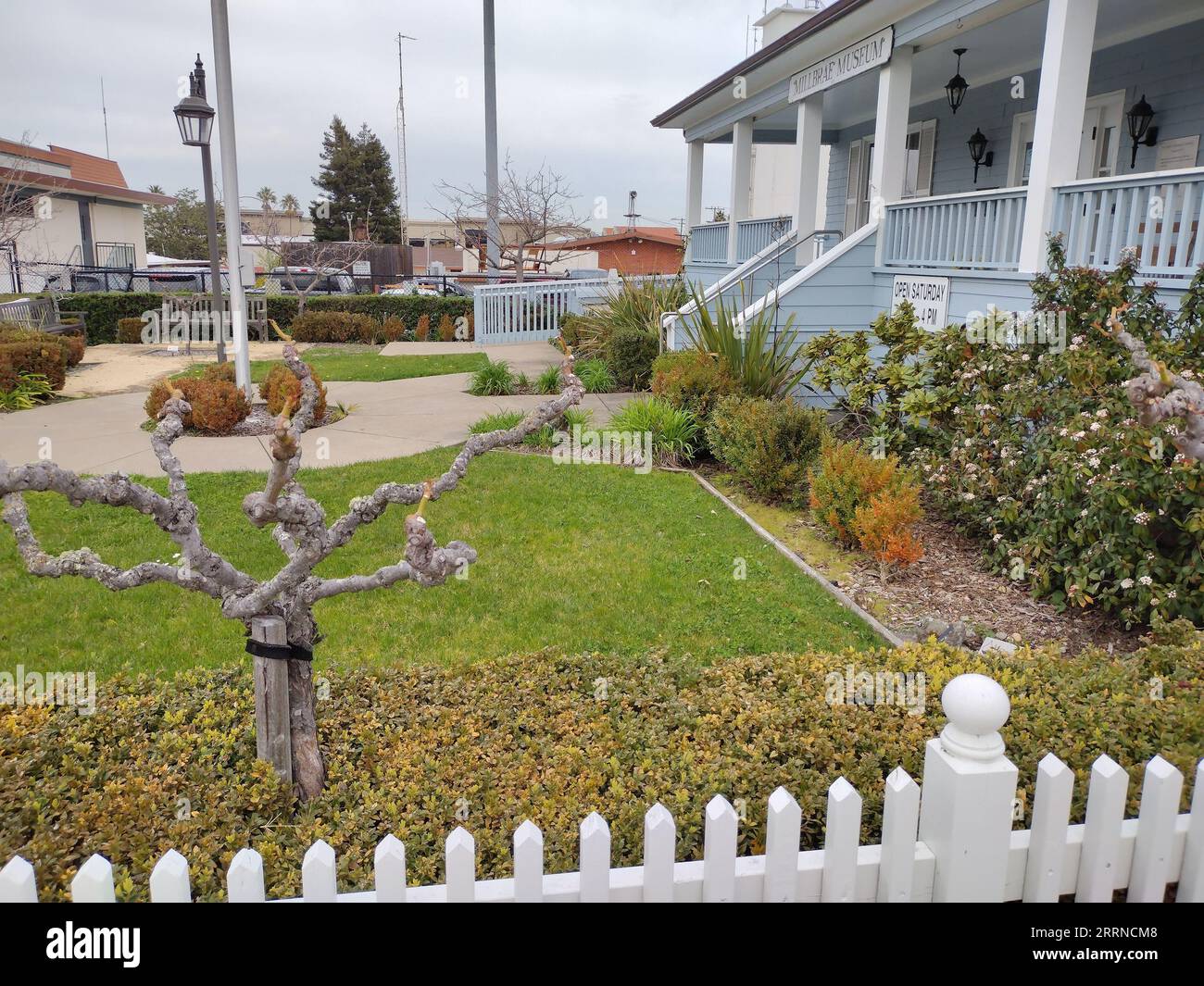 Millbrae Museum, California Stock Photo - Alamy