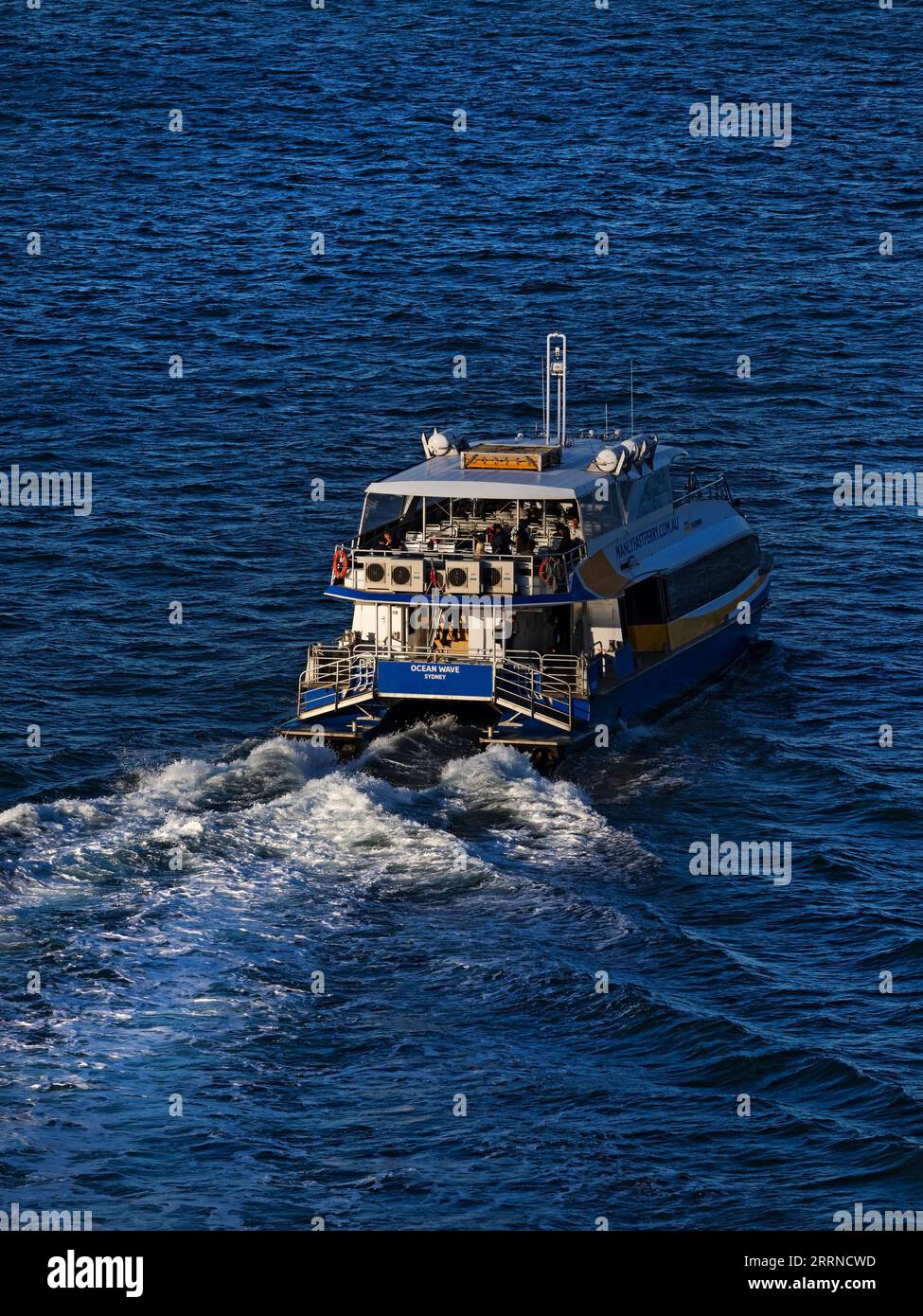 Sydney Australia / A Sydney Fast Ferry Ocean Wave heads to the ...