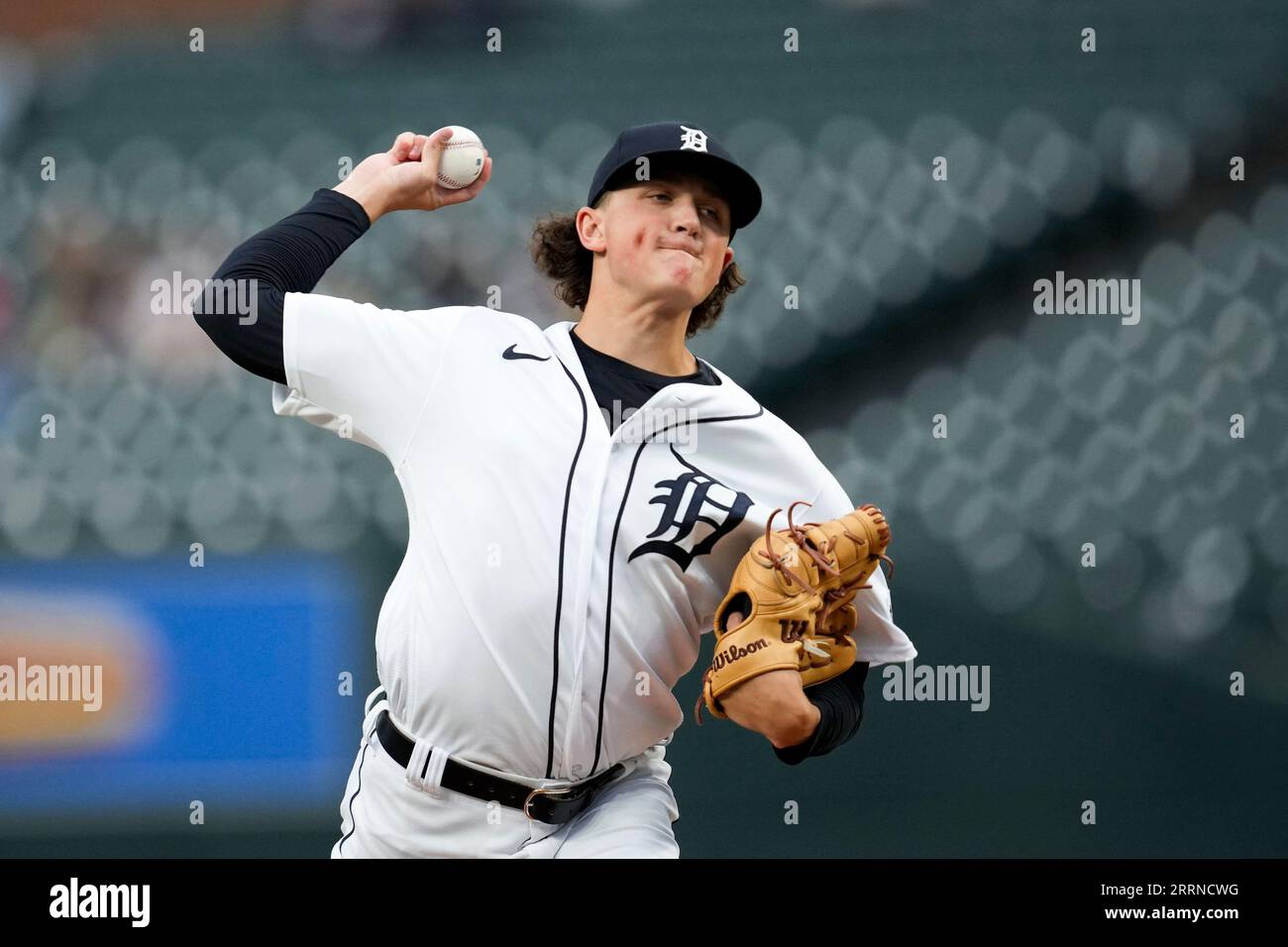 Detroit Tigers pitcher Reese Olson throws against the Chicago White Sox ...