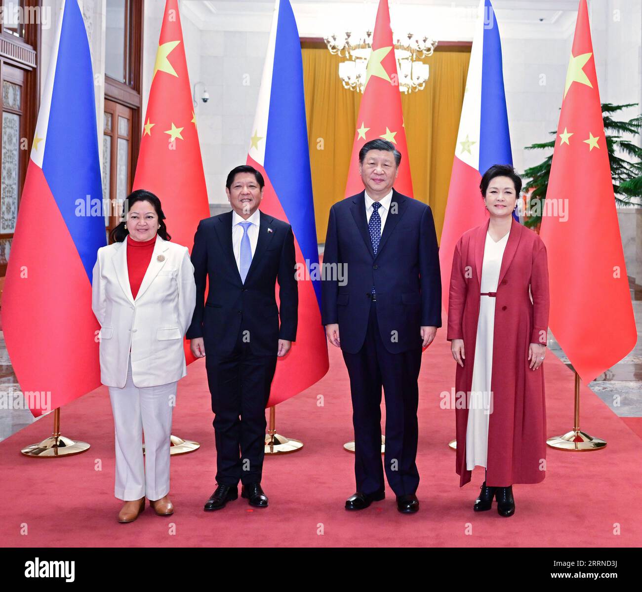 China, Xi Jinping empfängt philippinischen Präsident Ferdinand Marcos ...