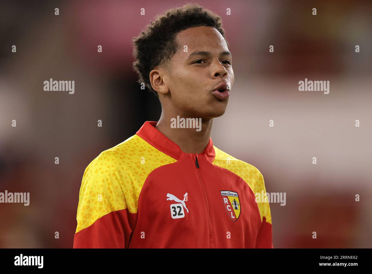Monaco, Monaco, 2nd September 2023. Ayanda Sishuba of RC Lens reacts ...