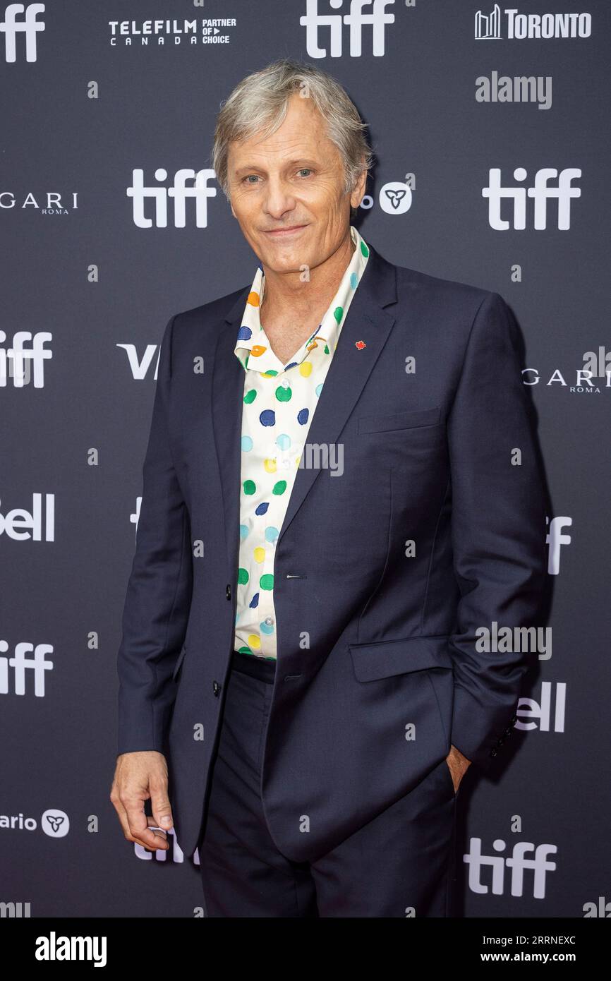 Viggo Mortensen attends the premiere of "The Dead Don't Hurt" at the ...