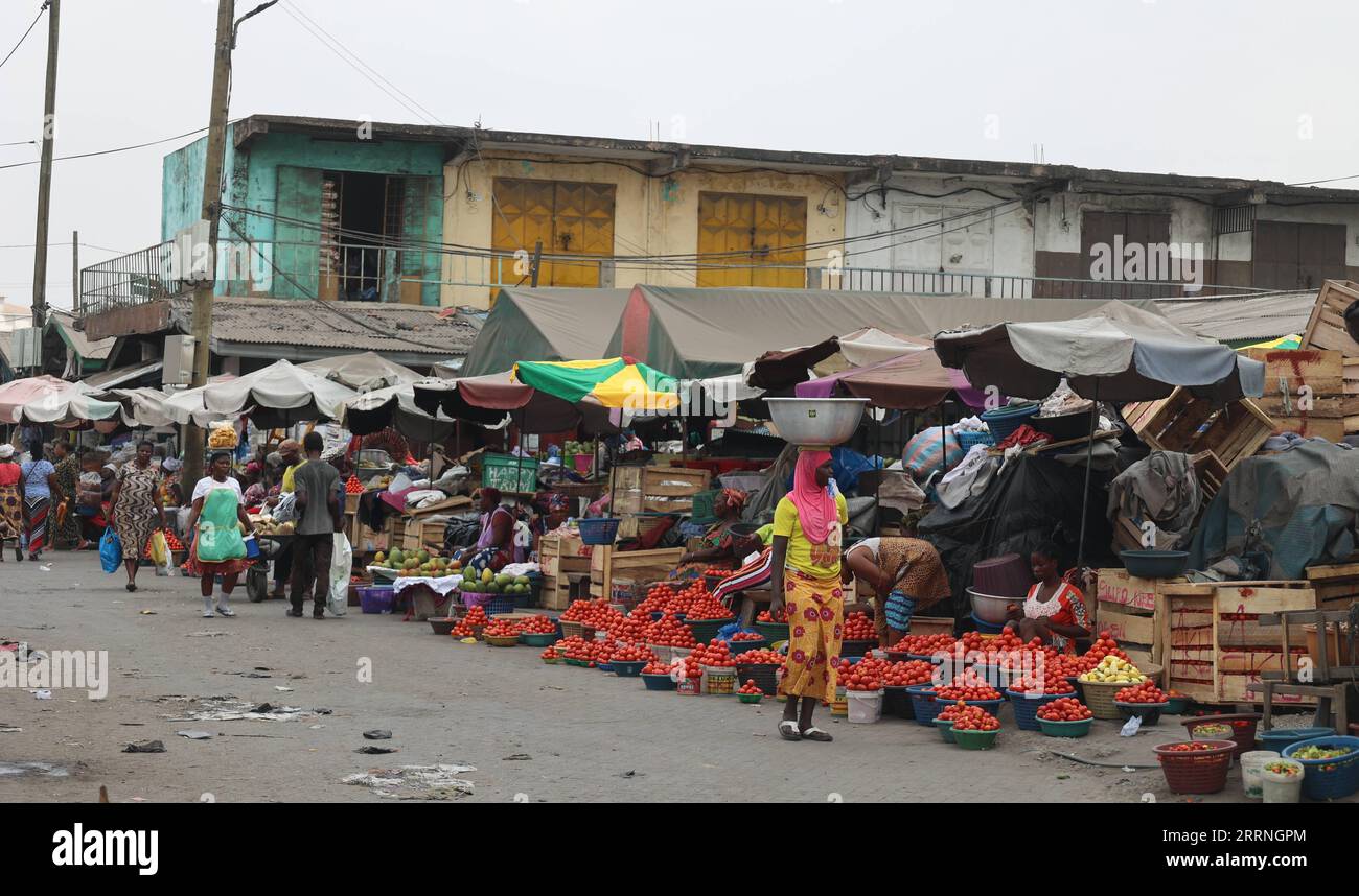 230112 -- ACCRA, Jan. 12, 2023 -- This photo taken on Jan. 11, 2023 ...