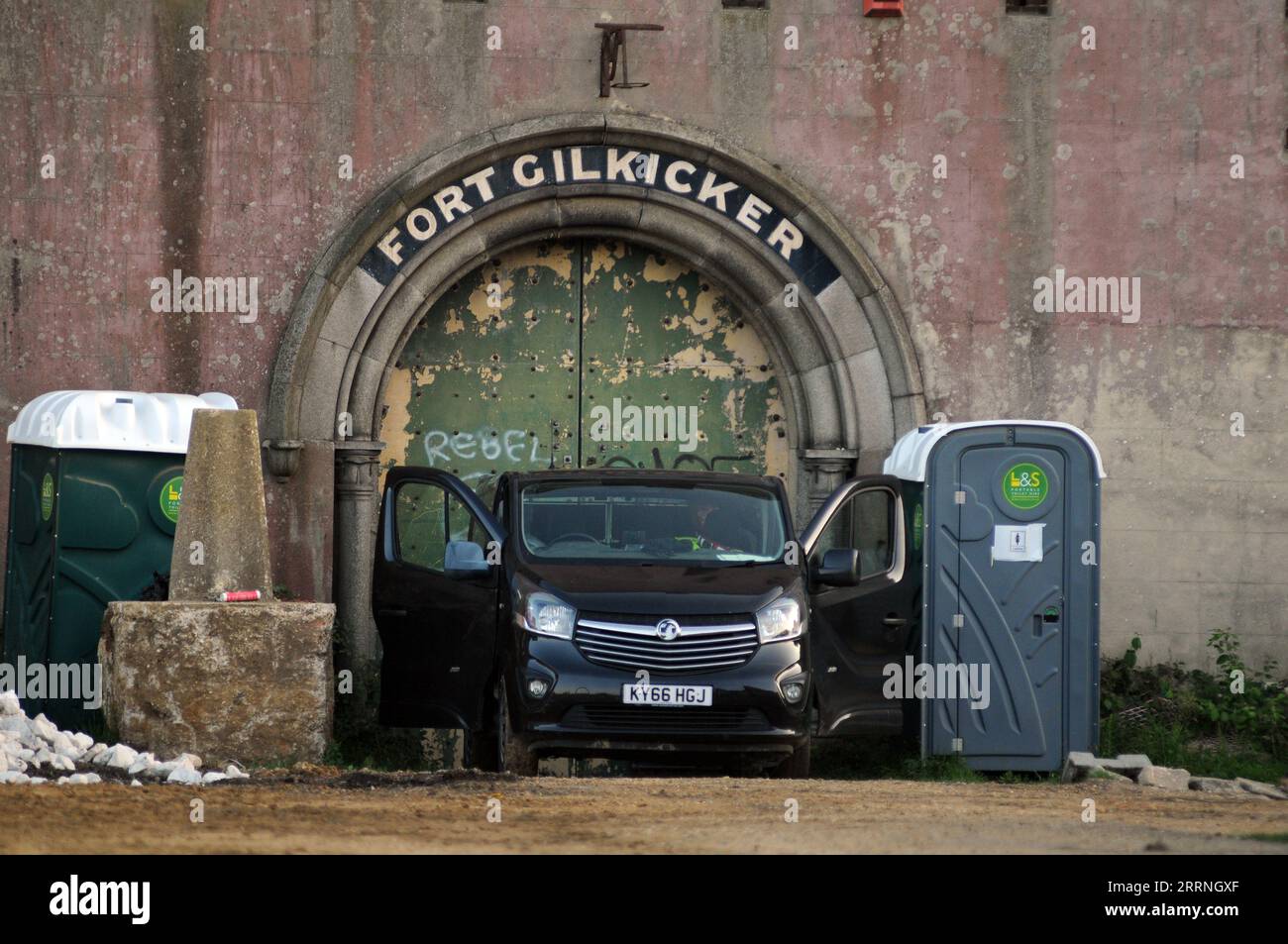 FORT GILKICKER , GOSPORT. PIC MIKE WALKER 2023 Stock Photo - Alamy