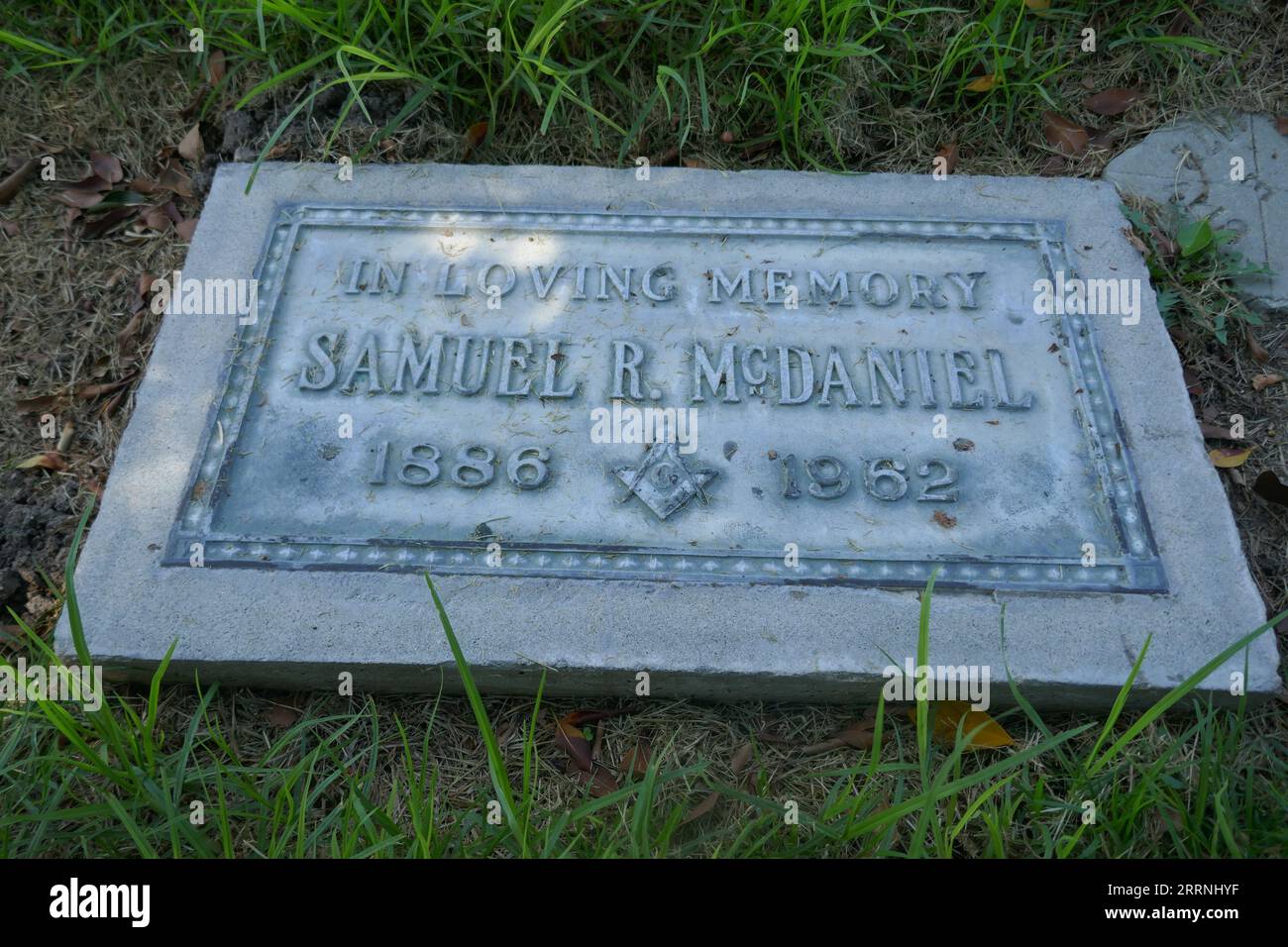 North Hollywood, California, USA 7th September 2023 Actor Sam McDaniel Grave in Section E at ...