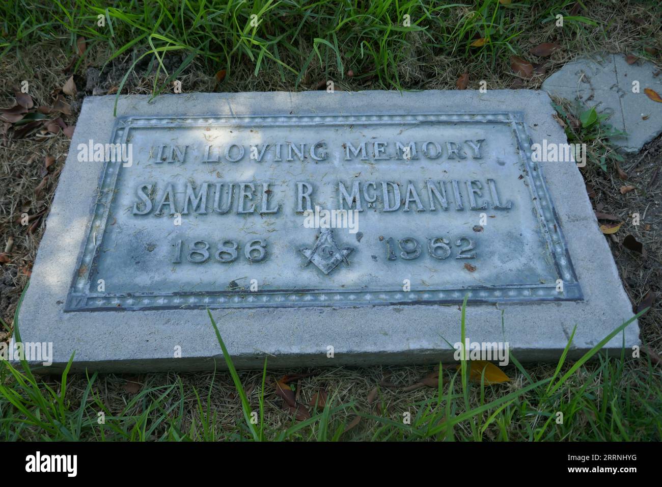 North Hollywood, California, USA 7th September 2023 Actor Sam McDaniel Grave in Section E at ...