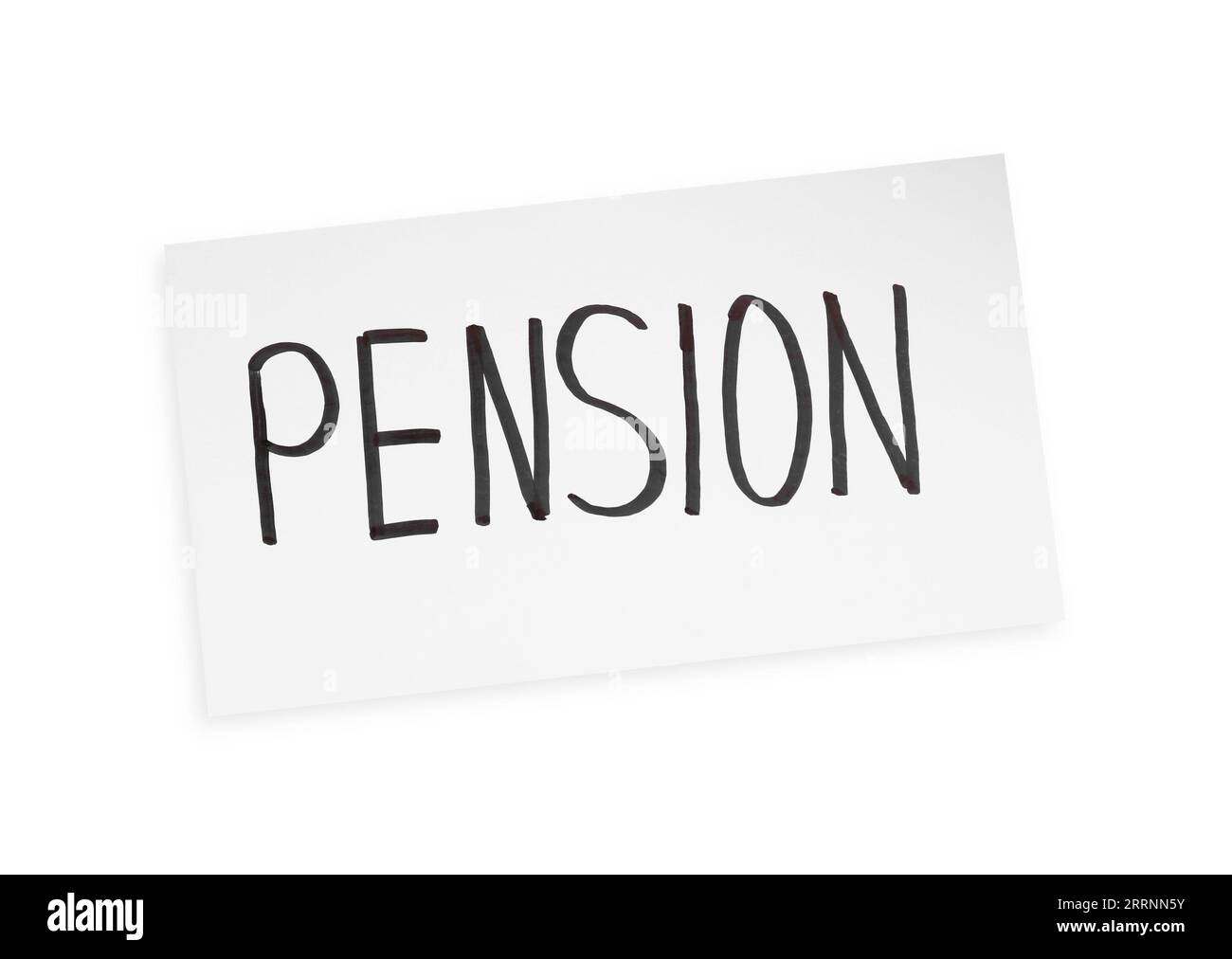 Pension fund for old age and savings Cut Out Stock Images & Pictures ...