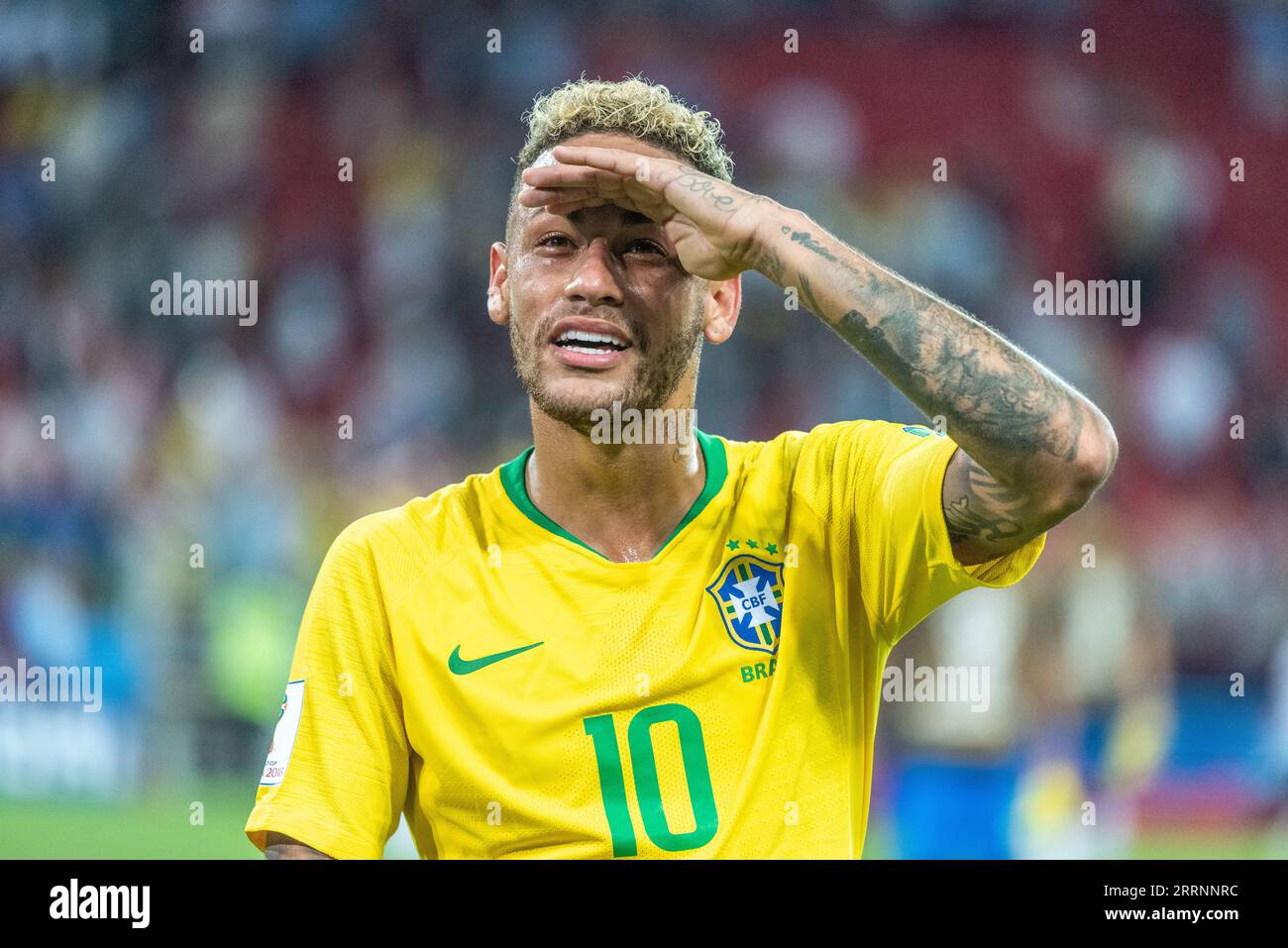Moscow, Russia - June 27, 2018. Brazil national football team striker ...