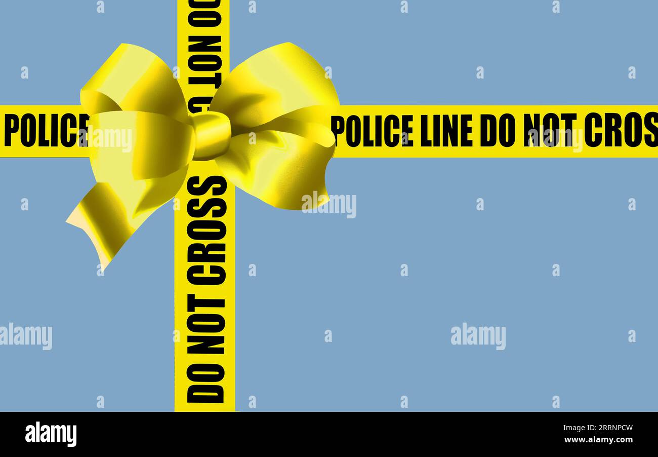 Crime scene ribbon hi-res stock photography and images - Alamy