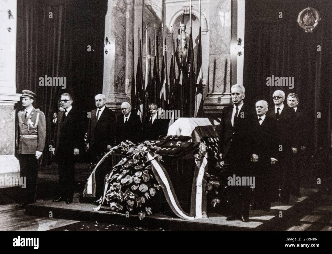 Josip Broz Tito funeral at the House of the National Assembly. Belgrade ...
