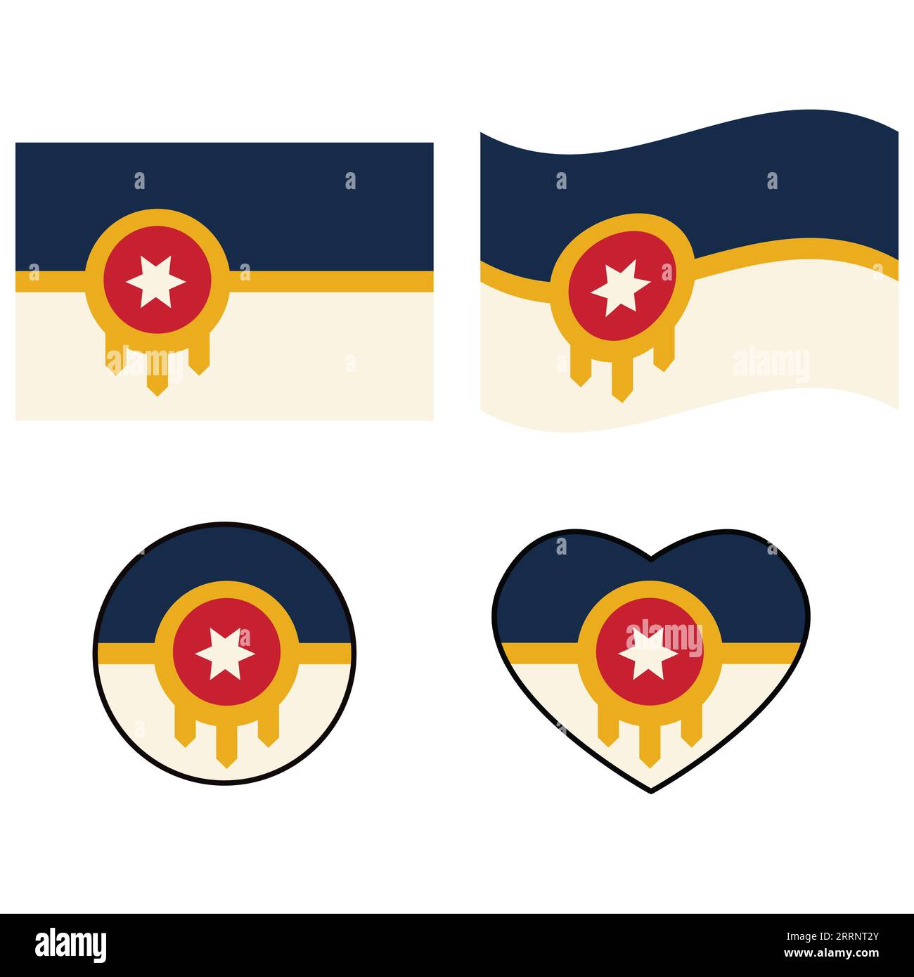 Map of tulsa oklahoma hi-res stock photography and images - Alamy