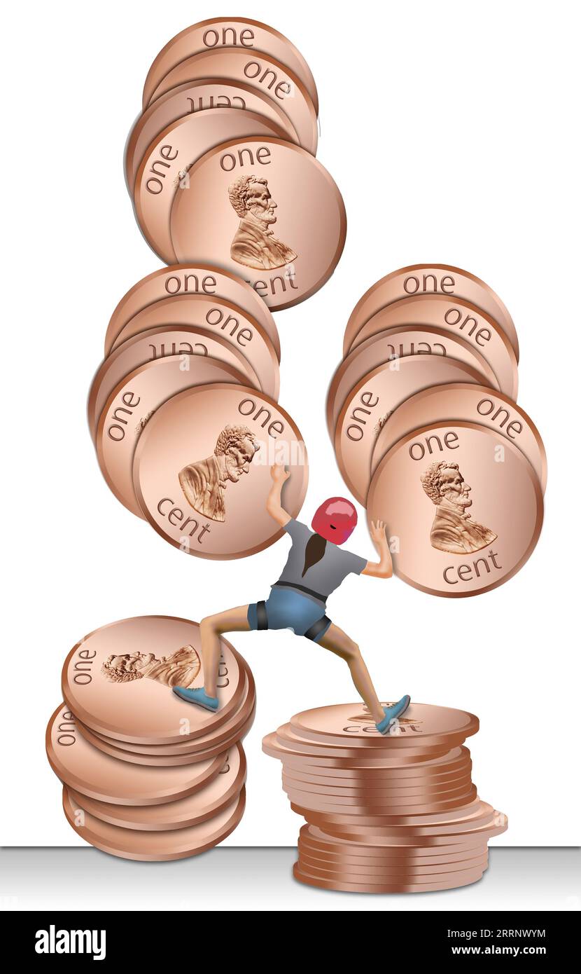 Economic struggles Cut Out Stock Images & Pictures - Alamy