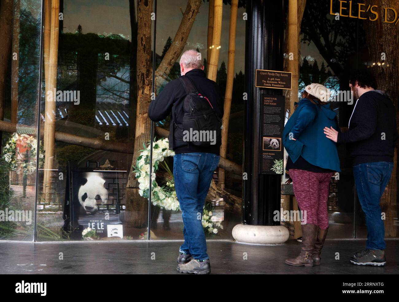 230205 -- WASHINGTON, D.C., Feb. 5, 2023 -- People mourn in front of an ...