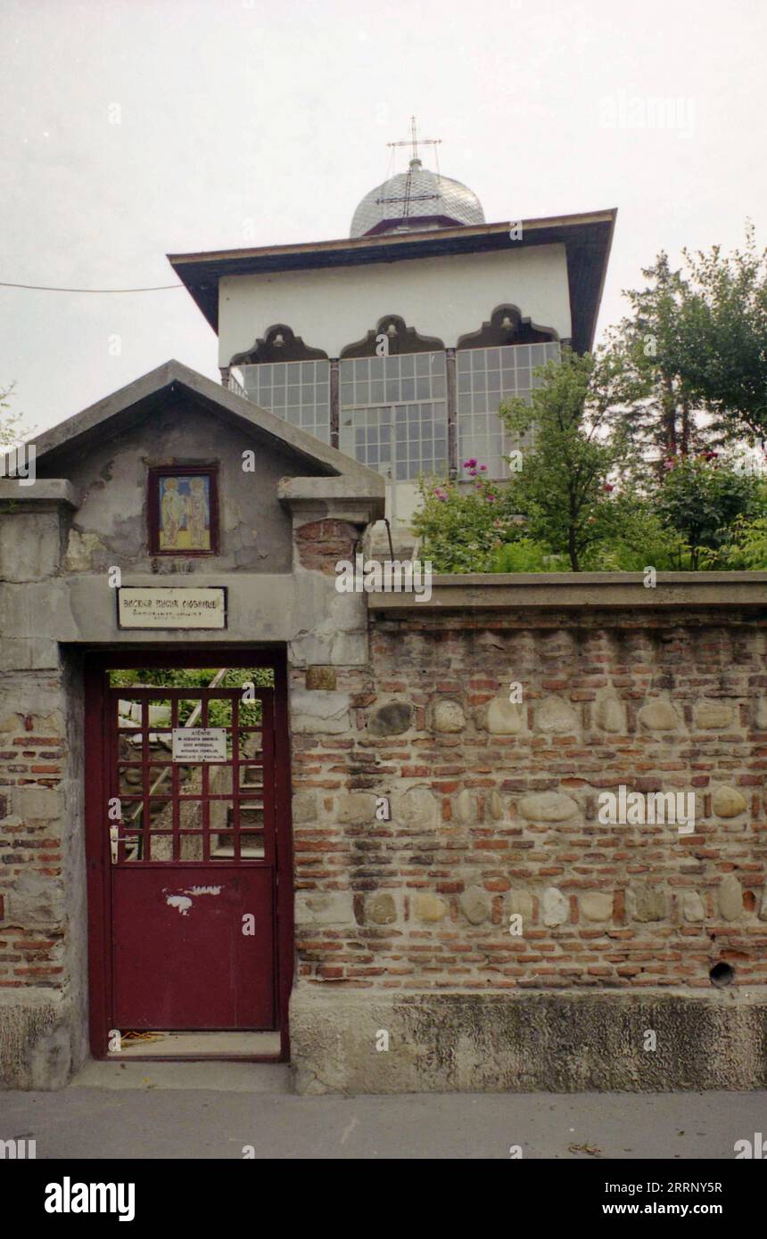 Bucharest, Romania, 2001. Exterior of the Christian Orthodox Bucur ...