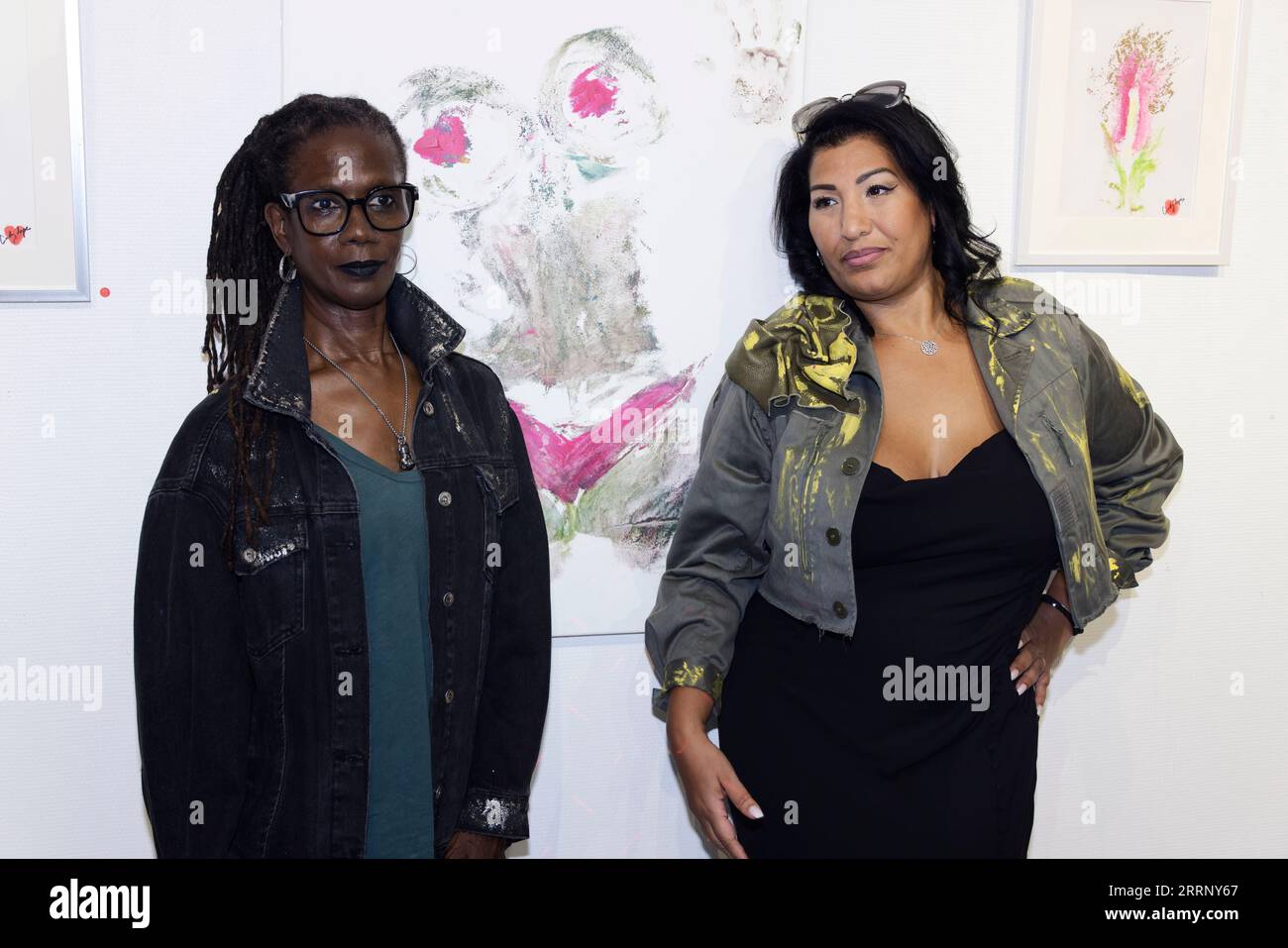 Paris, France. 8th Sept, 2023. Rose-Aimée and Hauda Gani attend opening ...