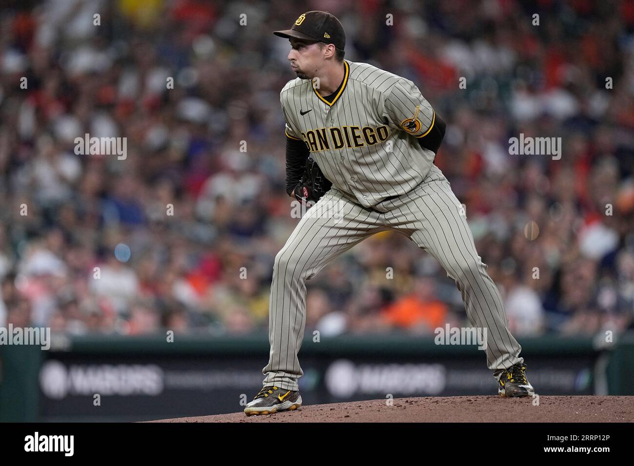 San Diego Padres starting pitcher Blake Snell delivers during the first ...