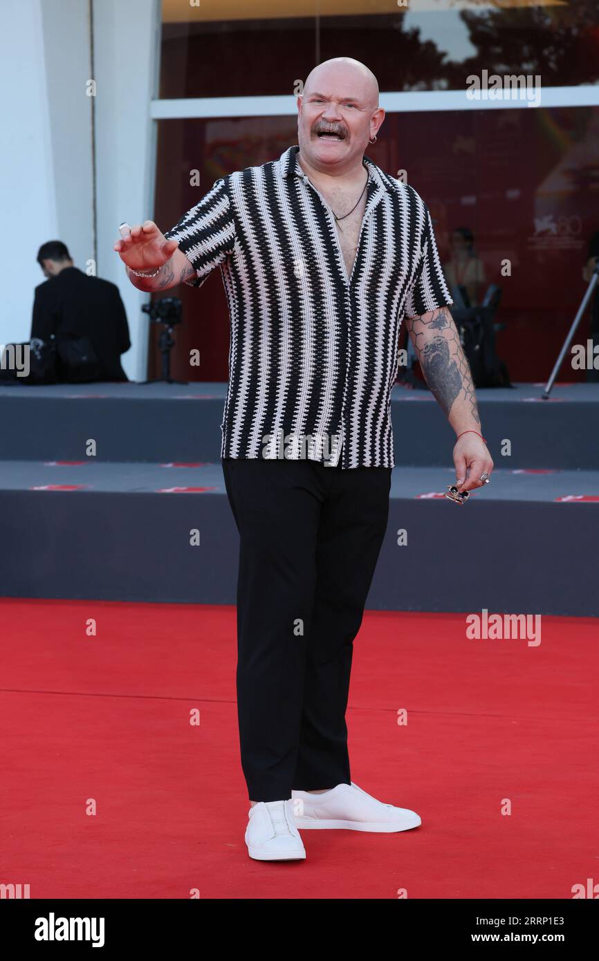 Darko Peric attends a red carpet for the movie "Hors-Saison (Out Of ...