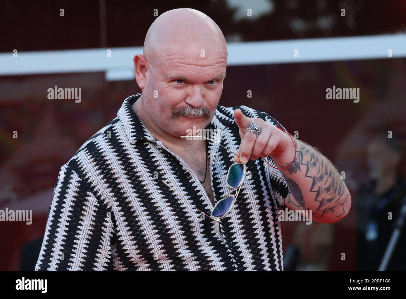 Darko Peric attends a red carpet for the movie "Hors-Saison (Out Of ...