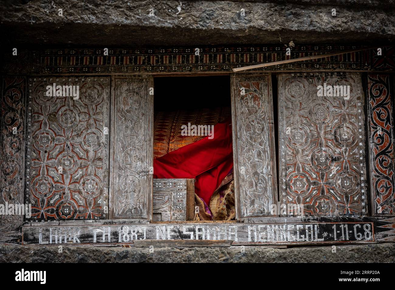 North Toraja, Indonesia. 03rd Sep, 2023. One of the burial pits was re ...