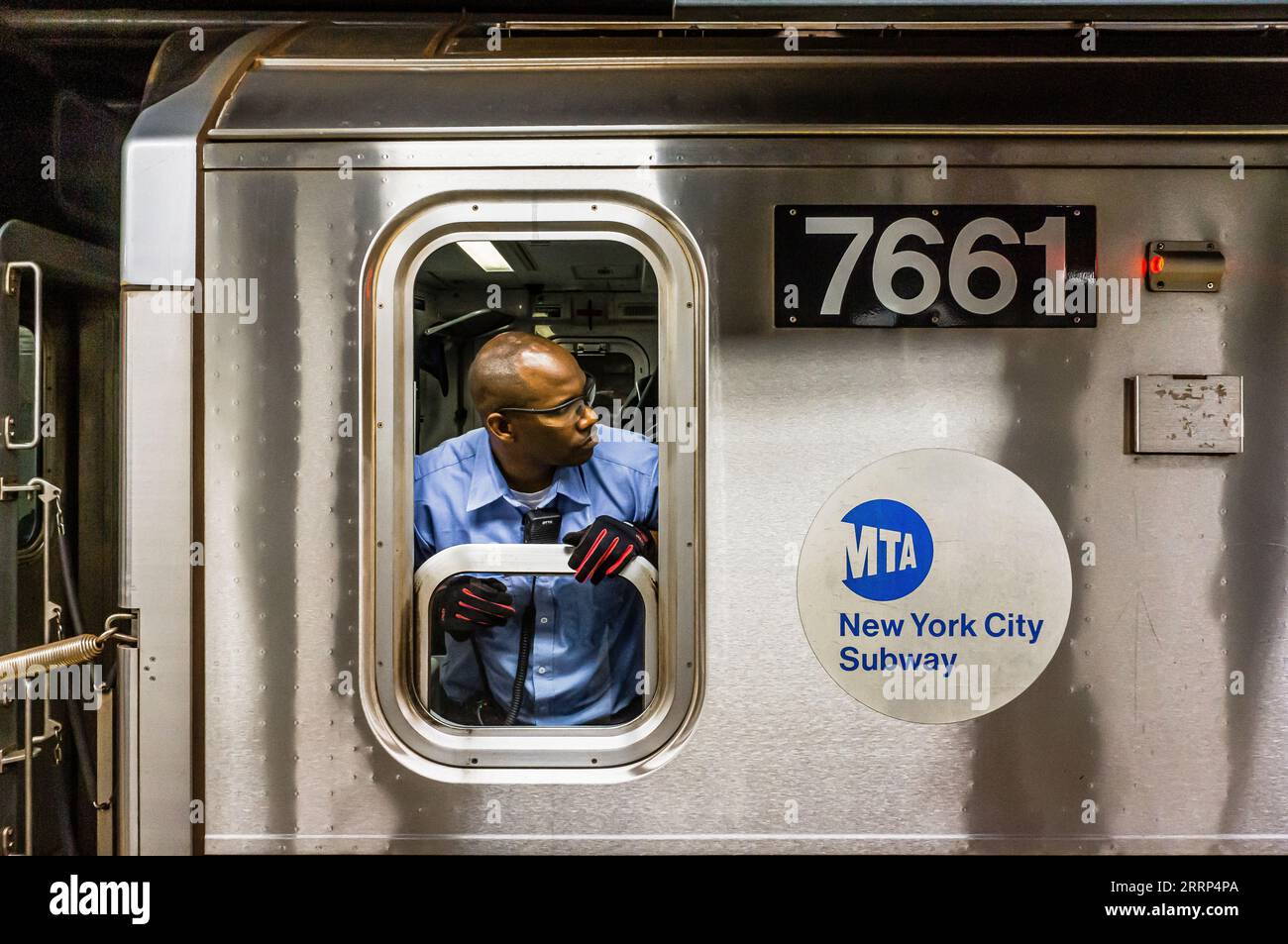 Subway conductor manhattan new york hi-res stock photography and images ...