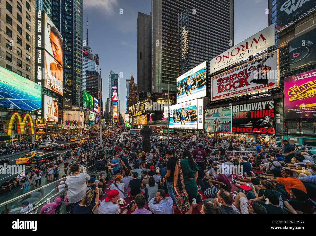 Times Square Theater District Manhattan New York, New York, USA Stock ...