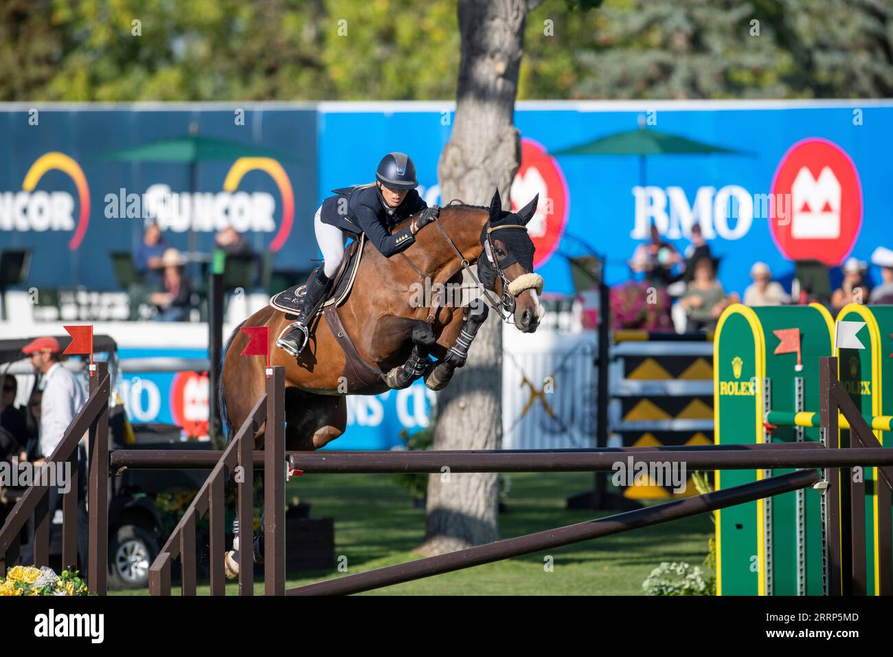 Calgary, Alberta, Canada, 8 September 2023. Katie Laurie AUS riding ...