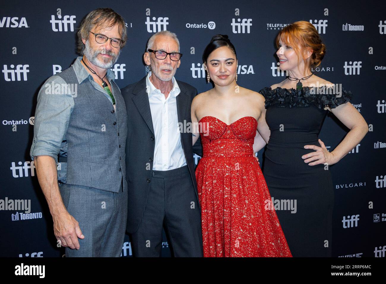 From left to right, Guy Pearce, Director Lee Tamahori, Tioreore Ngatai-Melbourne and Jacqueline ...