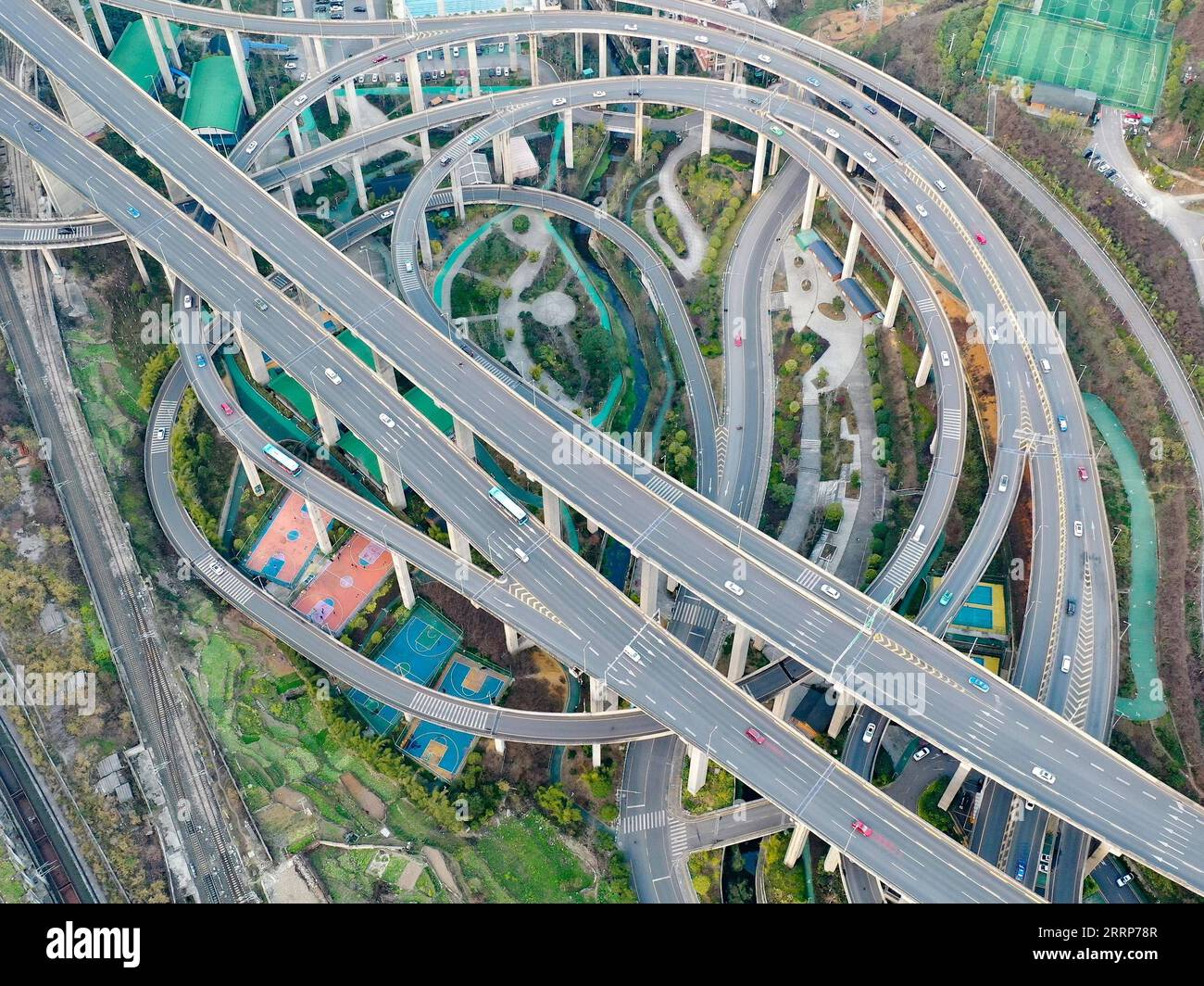230226 -- GUIZHOU, Feb. 26, 2023 -- This aerial photo taken on Feb. 25 ...