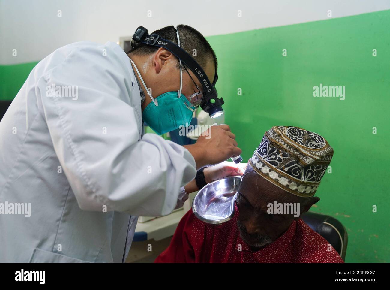 230303 -- DJIBOUTI CITY, March 3, 2023 -- Wang Xufeng, a member of the ...