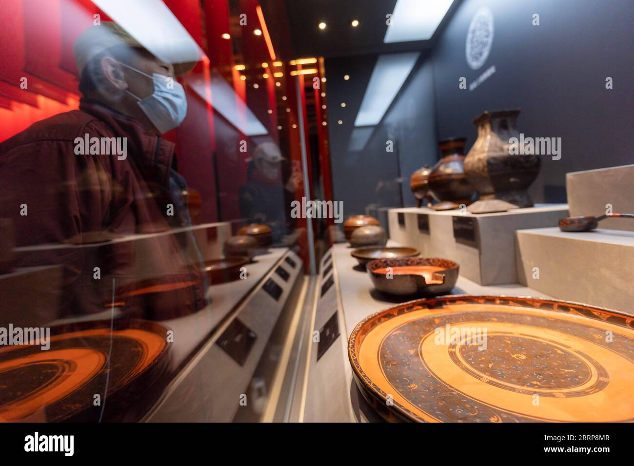 230303 -- SHANGHAI, March 3, 2023 -- Visitors view exhibits from the ...