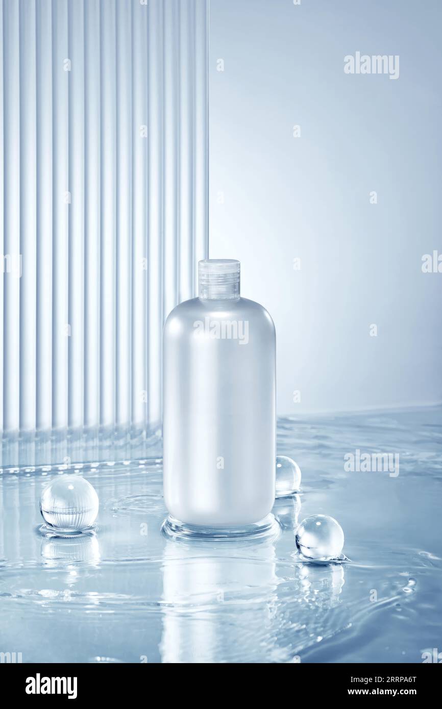 White product bottle without logo no brand Stock Photo - Alamy