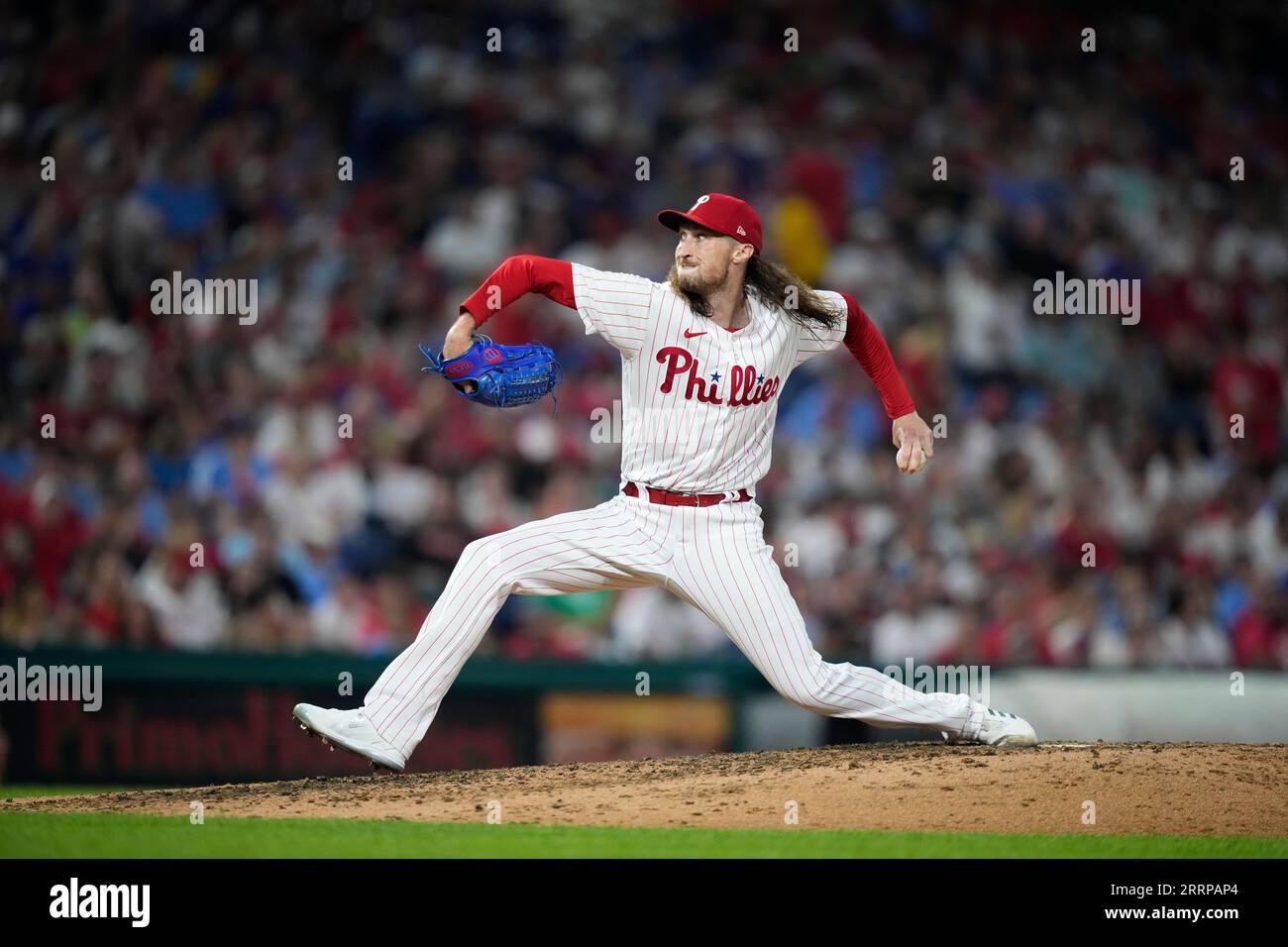 Philadelphia Phillies' Matt Strahm plays during a baseball game, Friday ...
